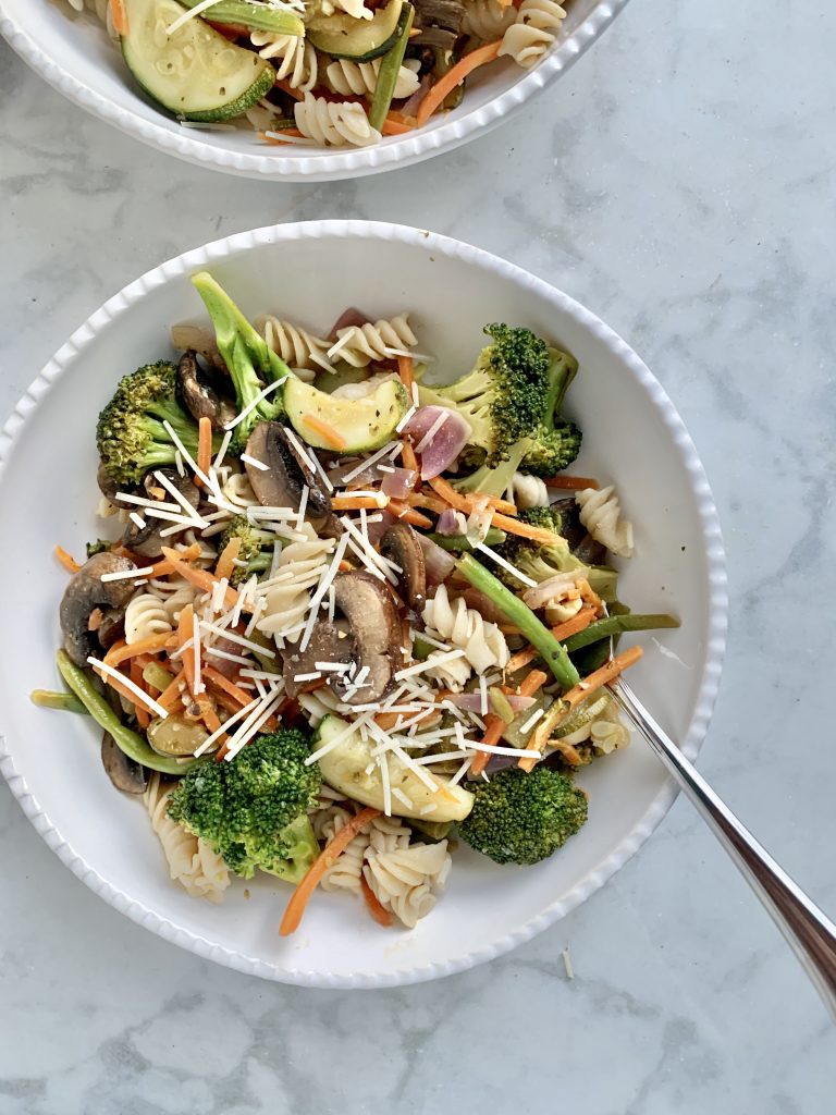 Light Pasta Primavera - The Energetic Foodie